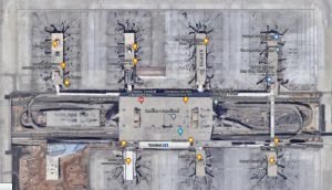 Terminal 4 at Phoenix Airport map - Sky Harbor Airport PHX Arizona